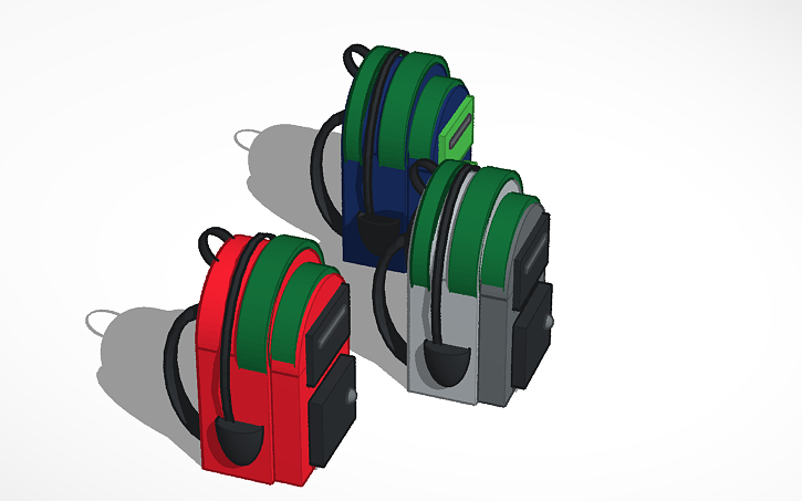 3D design BackPack - Tinkercad