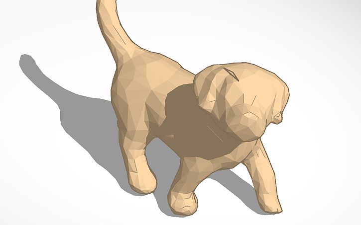 3D design Dog - Tinkercad