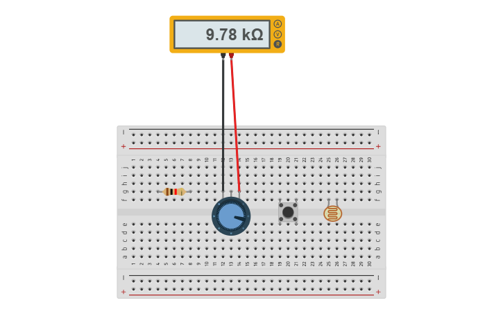 Circuit Design Breadboard And Resistors Tinkercad