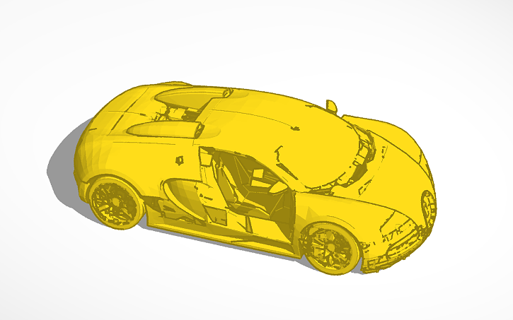 3D design Bugatti | Tinkercad