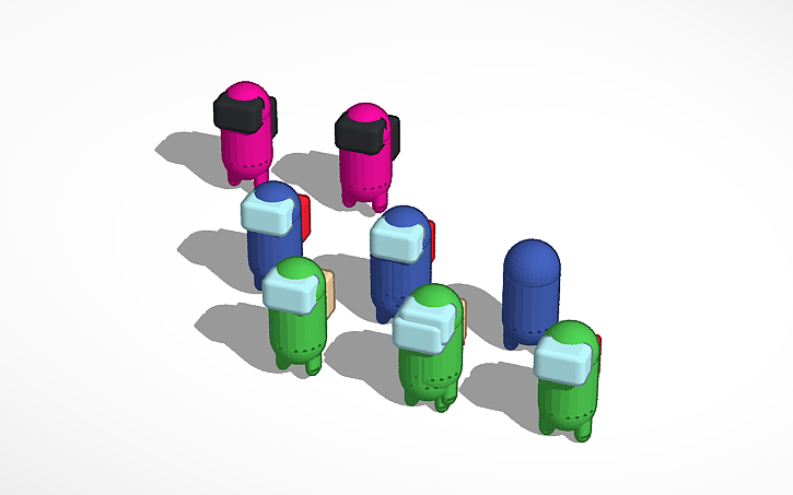 3D design among us | Tinkercad