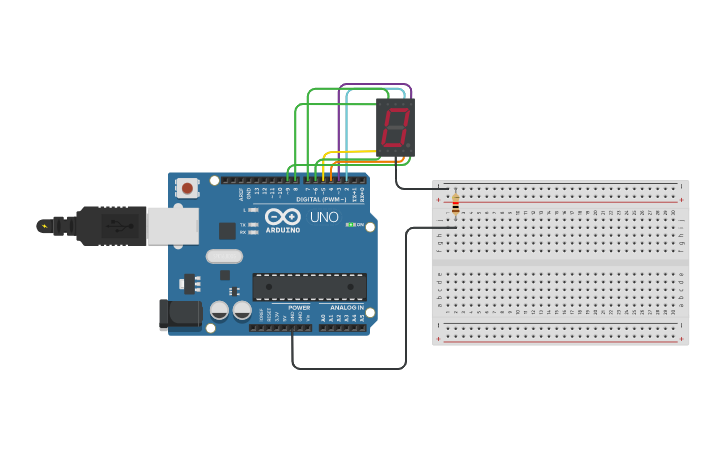 Circuit design Zadatak 4. - Tinkercad Circuit design Zadatak 4. - Tinkercad