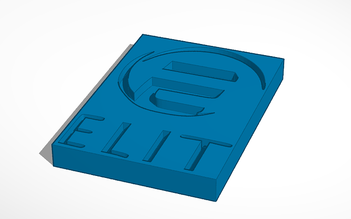 3D design Florya Elit Logo- BK | Tinkercad