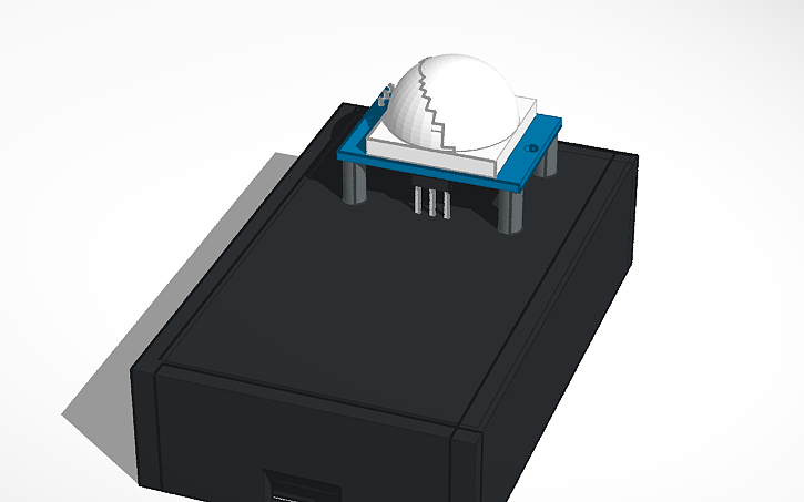 3D design Copy of СИГНАЛИЗАЦИЯ НА ESP8266 | Tinkercad