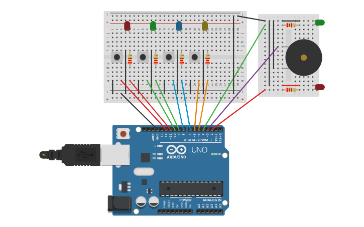 Circuit Design Simon Says Tinkercad