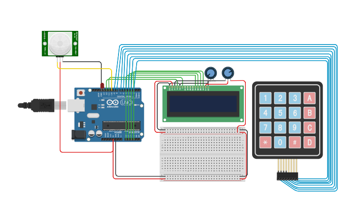 Circuit Design датчик движения раб но как Tinkercad