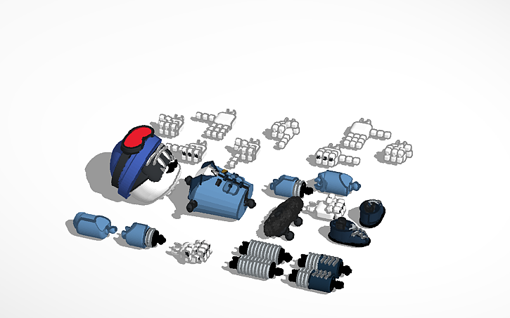 3d Design Murder Drones Khan Doorman 3d Printable Figure Tinkercad