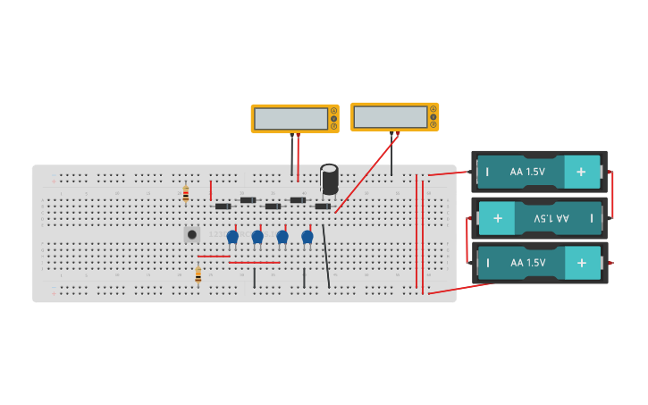 Circuit design Manual Charge pump - Tinkercad