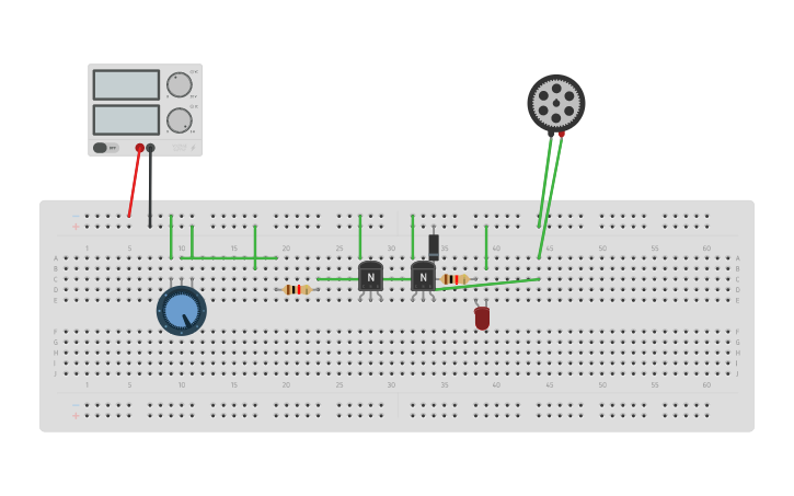 Circuit Design Speed Controller Tinkercad