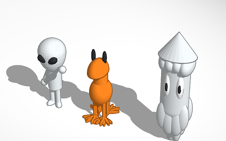 3D design Alien project | Tinkercad
