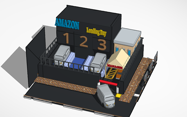 3D design Amazon Loading Bay - Tinkercad