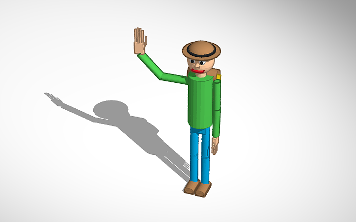 3D design baldi camping - Tinkercad