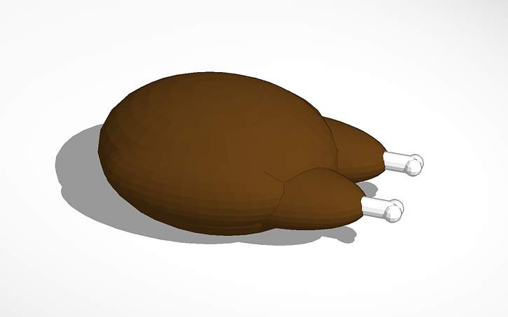 3D design turkey - Tinkercad