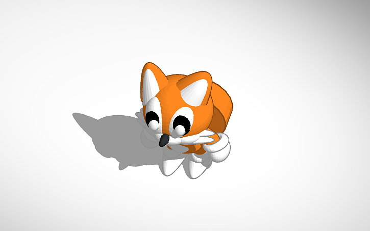 3D design Tails runnin - Tinkercad
