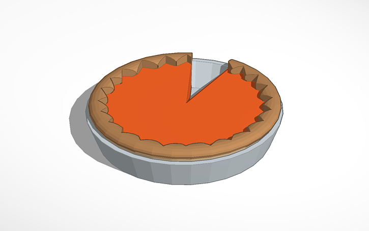 3d Design Pie Tinkercad