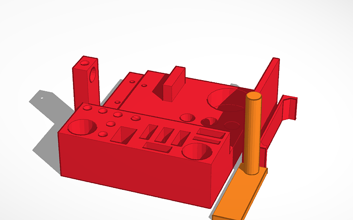 3D design work station base full 1 print | Tinkercad