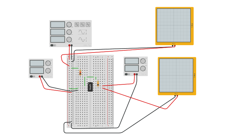 Circuit design bài 2b lab 03 - Tinkercad