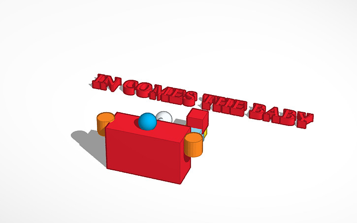 3D design IN COMES THE BABY - Tinkercad