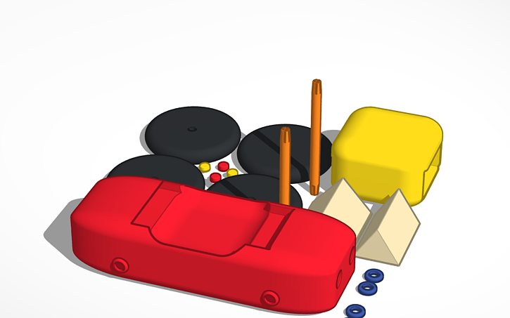 3D design Toy Car Model | Tinkercad