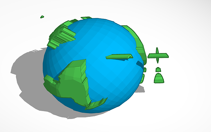 3D design 04/03/2021. the Earth - Tinkercad