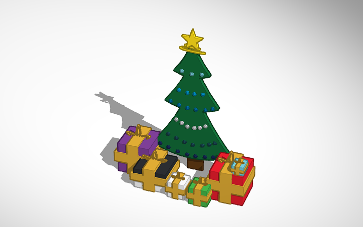 3D design Christmas tree - Tinkercad
