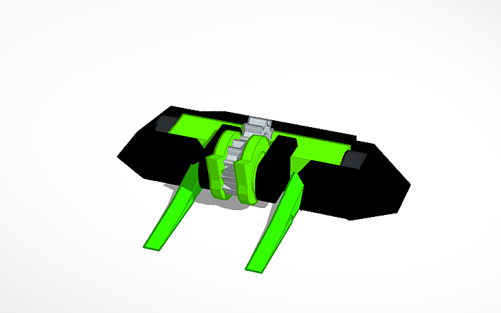 3D design GREEN POISON BATTLEBOT - Tinkercad