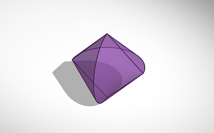 3D design Bi-cone Sphericon | Tinkercad