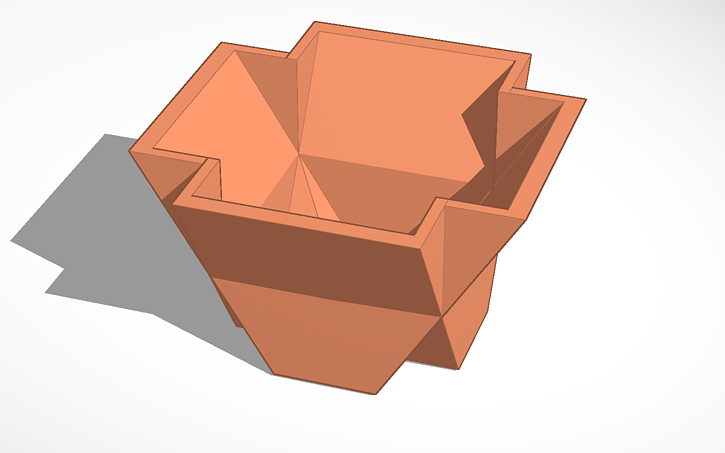 3D design pot - Tinkercad