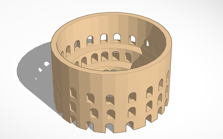 3D design Shea Lancaster Colosseum Tan | Tinkercad