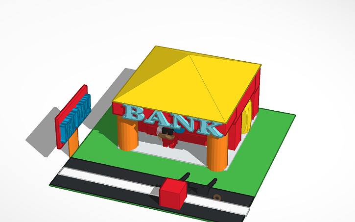 3D design The New Bank Of Narnia - Tinkercad