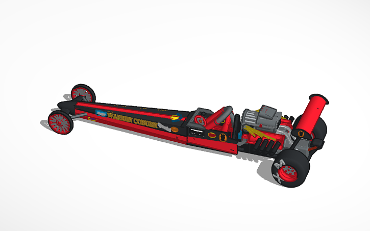 3D design Dragster - Tinkercad