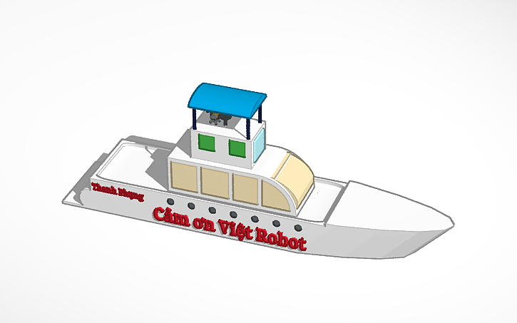 3D design Thuyền | Tinkercad