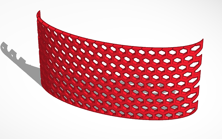 3D design Grill for car - Tinkercad