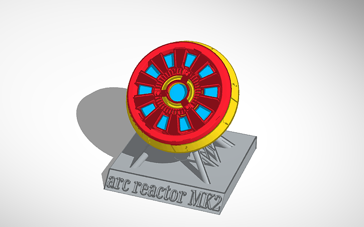 3D design Arc Reactor MK2 | Tinkercad