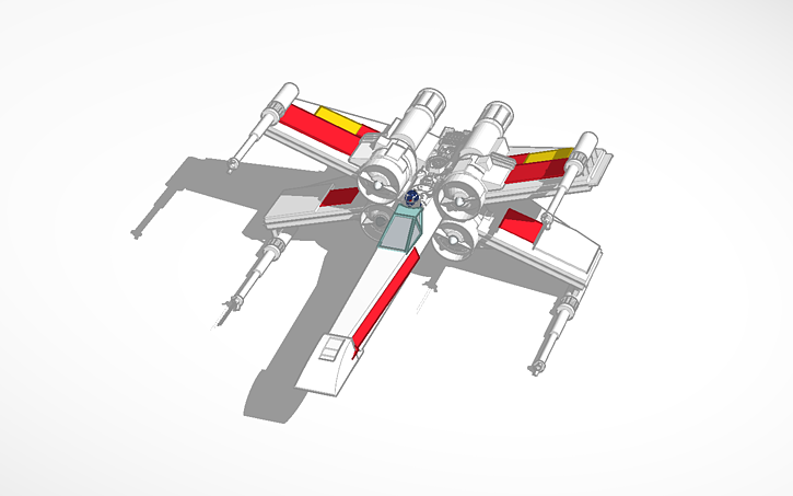 3D design x-wing | Tinkercad