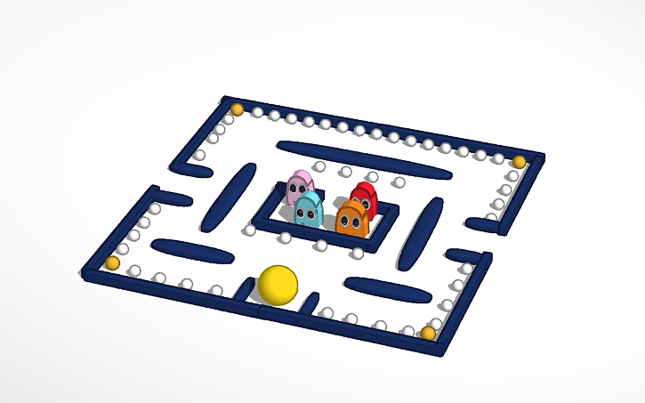 3D design pac man game | Tinkercad