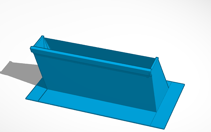 3D design Printer Chute - Tinkercad