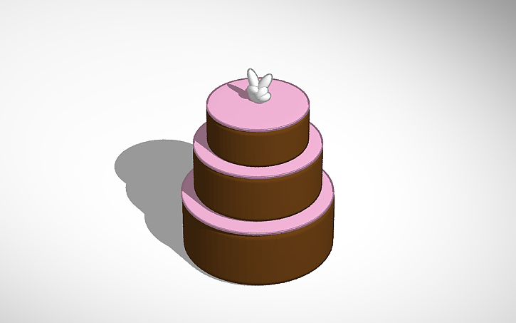 3D design Cake | Tinkercad