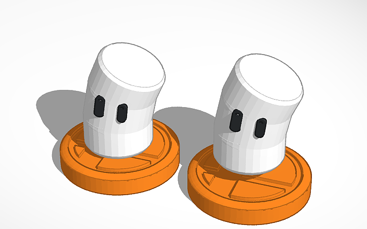 3D design SandBag Trophy SupSmashBro Melee - Tinkercad