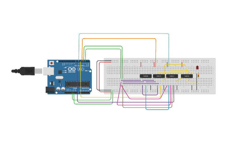 Circuit design dsm lab-3a - Tinkercad