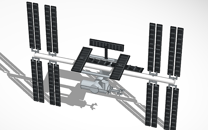 3D design ISS (International Space Station) - Tinkercad