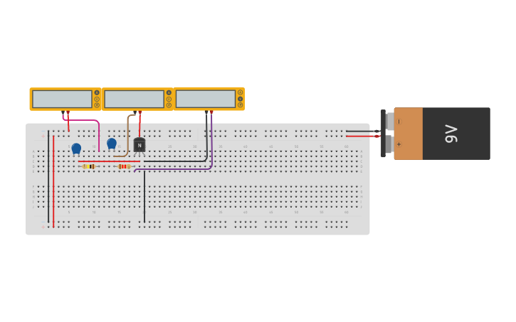 Circuit design Exercice 1 | Tinkercad