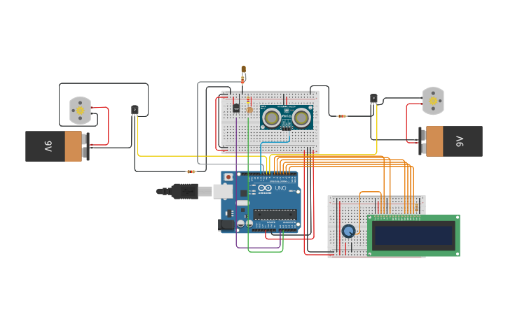 Circuit design Complete GreenHouse Project | Tinkercad