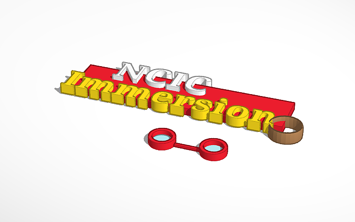 3D design NCIC Kevin key | Tinkercad
