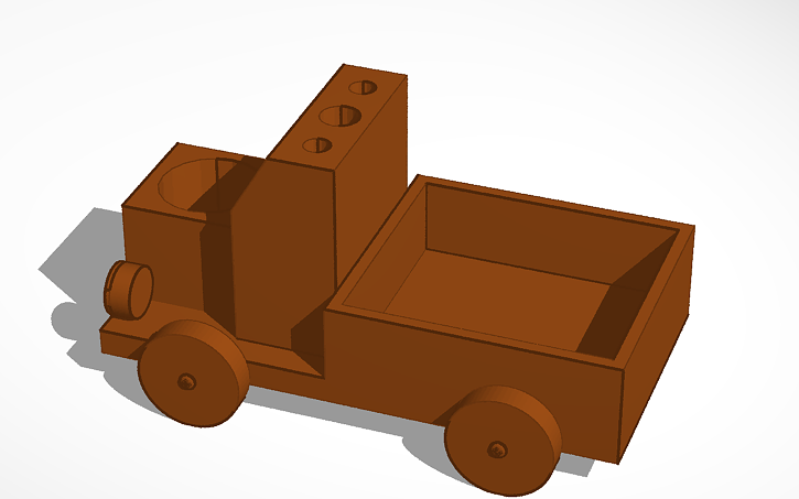 3D design truck - Tinkercad