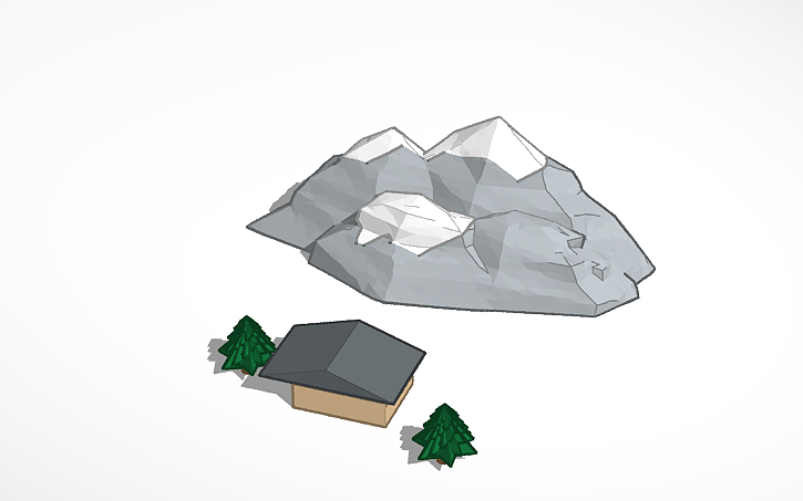 3D design house example | Tinkercad
