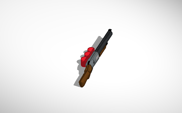 3D design Copy of Fortnite Pump Shotgun - Tinkercad