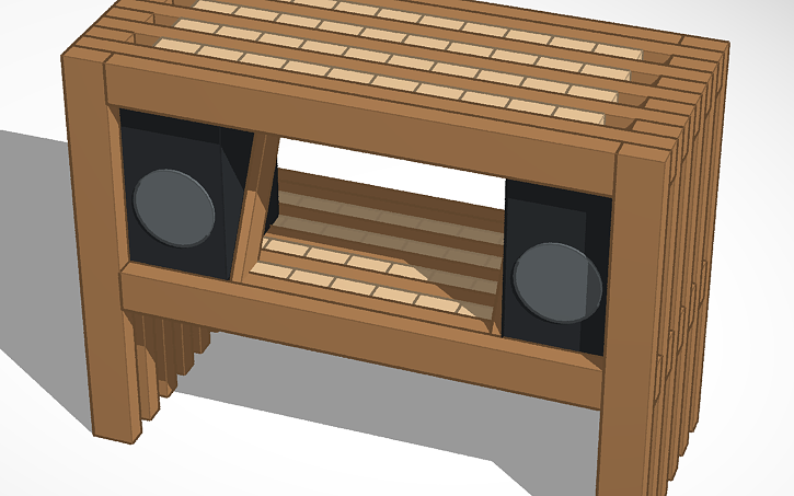3D design Record Table - Tinkercad