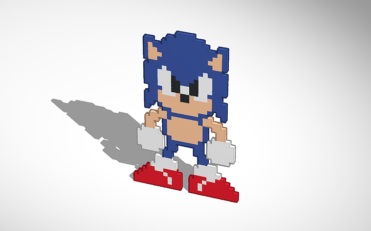 3D design sonic cd sonic - Tinkercad