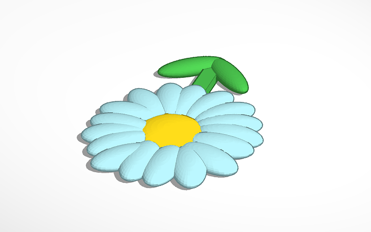 3D design flower | Tinkercad